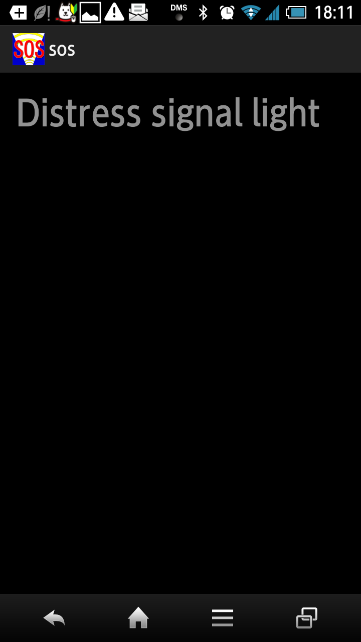 Aplicación International standard conformity: distress signal light and ...