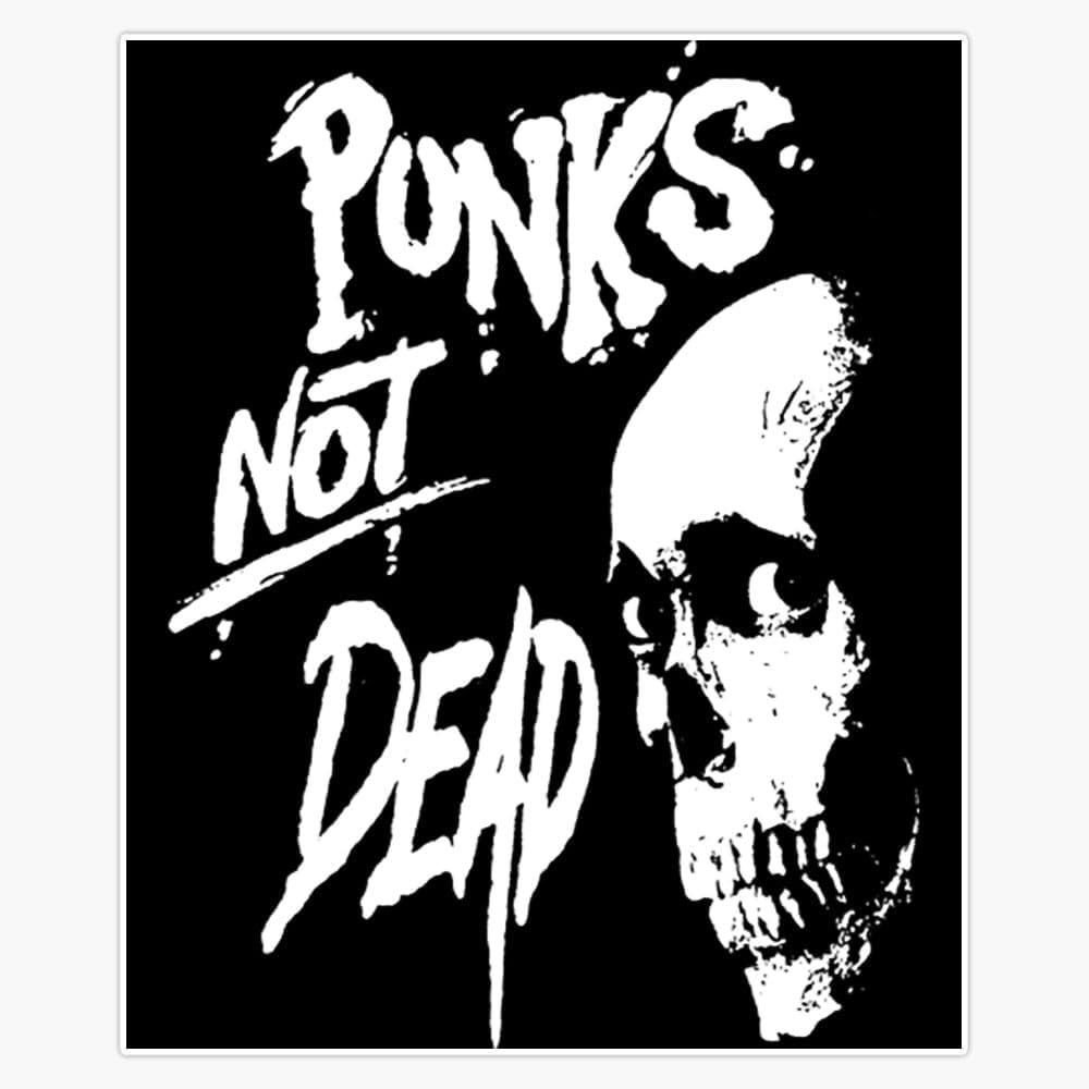 Amazon.com - Punks not Dead t Sticker Bumper Sticker Vinyl Decal 5"