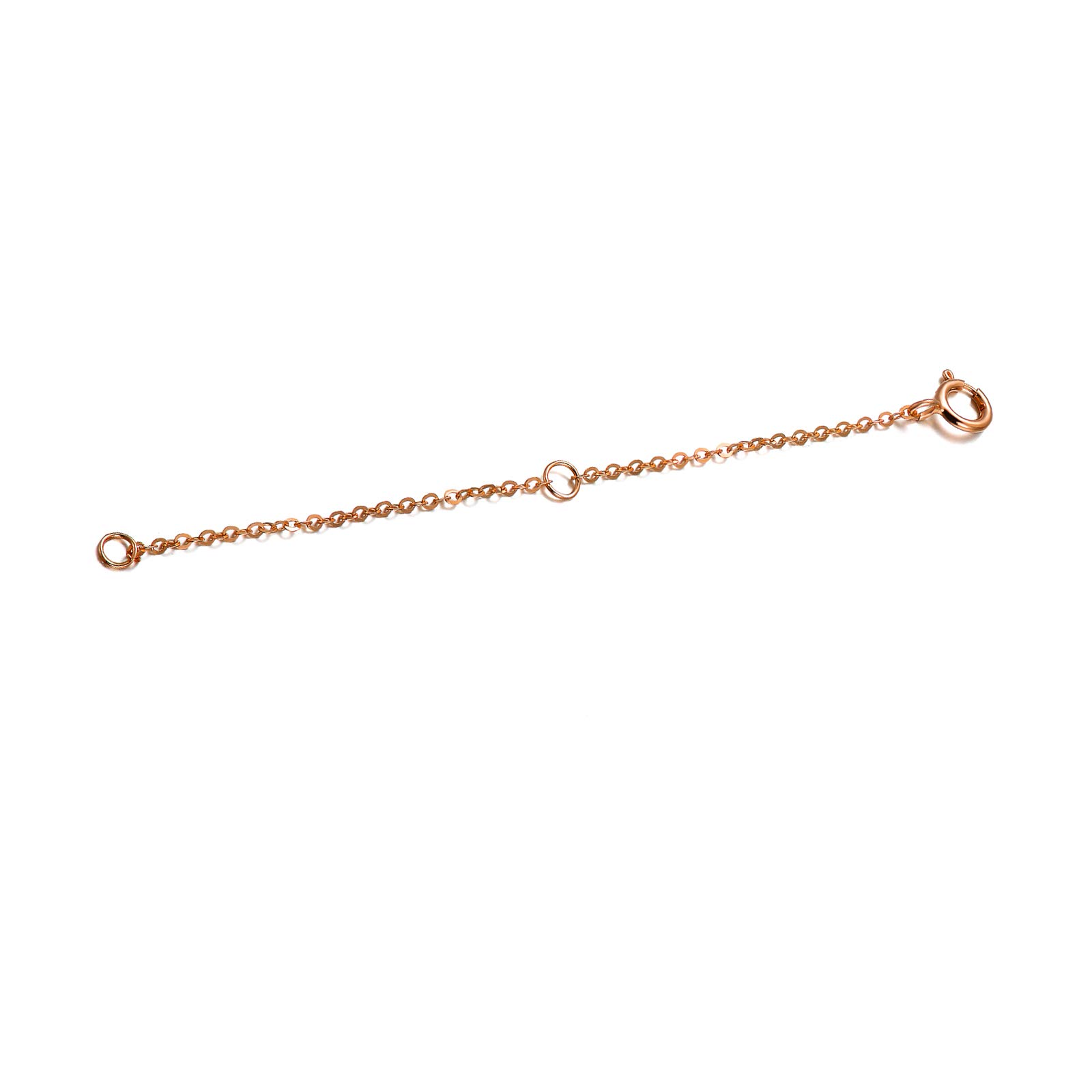 Amazon.com: 14K Solid Gold Chain Necklace Extender 2 Inch, Delicate ...