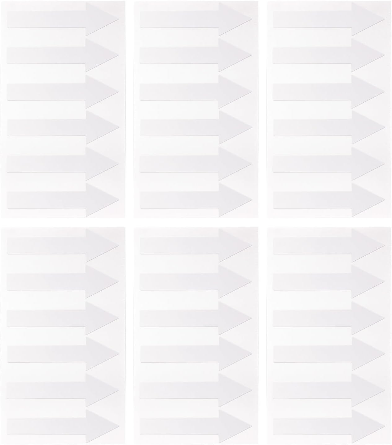 Amazon.com: Mini Skater 144pcs Directional Arrow Stickers PVC Marking ...