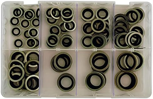 Connect 31873 Assorted Bonded Seal Washers MM (Dowty) Box 90pc : Amazon ...