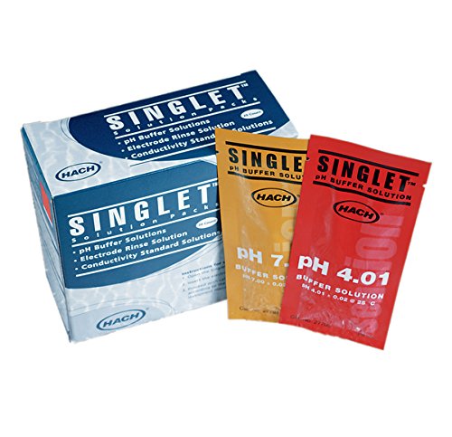 Hach 2769920 Singlet™ Single-Use pH Buffer, Combination Pack, pH 4.01 ...