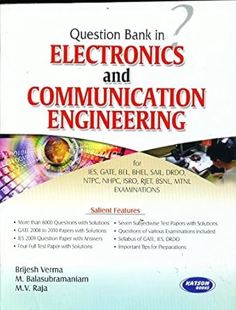 Buy Question Bank in Electronics and Communication Engineering Book ...