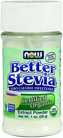 Amazon.com : Now Foods, Better Stevia White Ext Powder, 1 Ounce ...