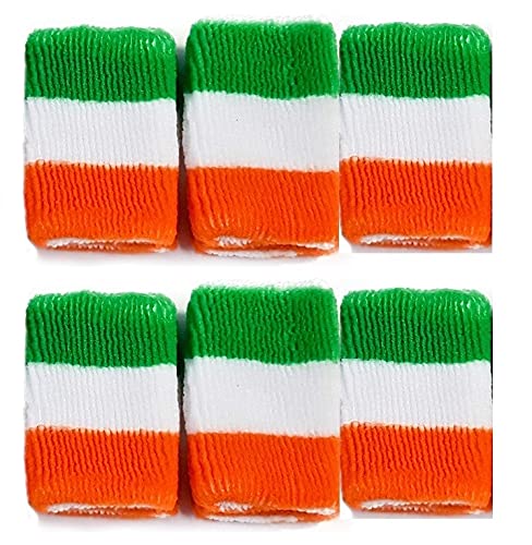 SC Set of 6 Tricolour Patriotic Theme Hand Band for Republic Day and ...