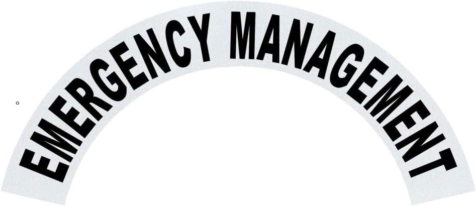 Amazon.com - Emergency Management Reflective Vinyl Sidebar Sticker Emo ...