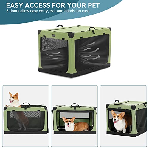 Snapklik.com : Dog Crates 30 Inch, Adjustable Fabric Cover By Spiral ...