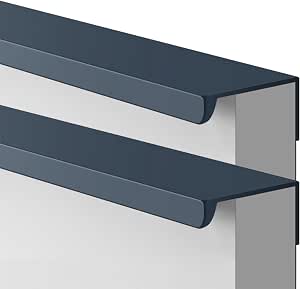 Hidden Door Handles,Dark Blue Cabinet Handles Hidden Furniture Door ...