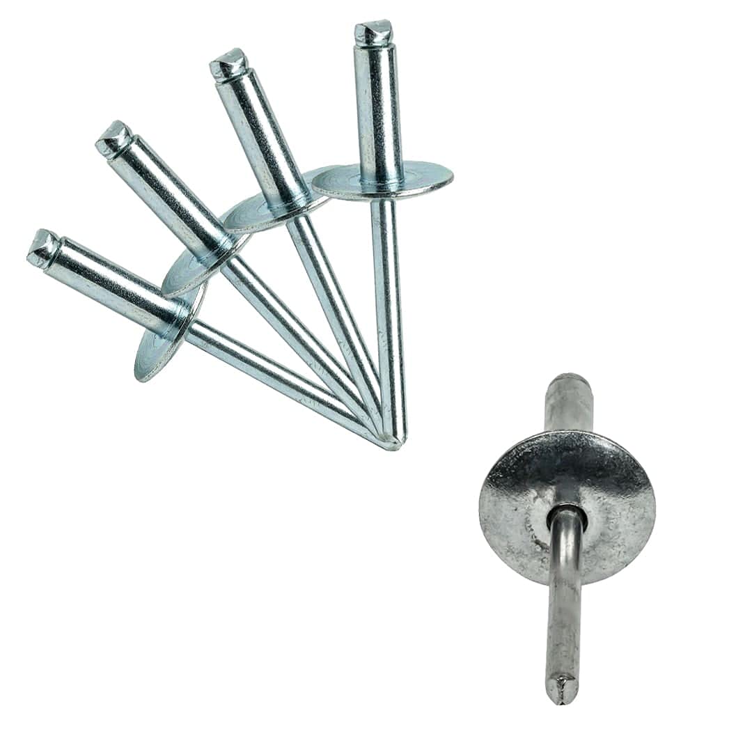 Buy 100 Pcs Large Flange Aluminum Pop Rivets 3 16 X 3 4 Big Head