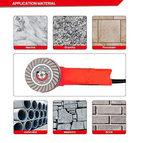 Snapklik.com : Diamond Grinding Wheel 4 Inch For Concrete Masonry Hard ...