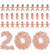 Amazon.com: 120 PCS Plastic Babies for Games, 1 Inch Bulk Mini Babies ...