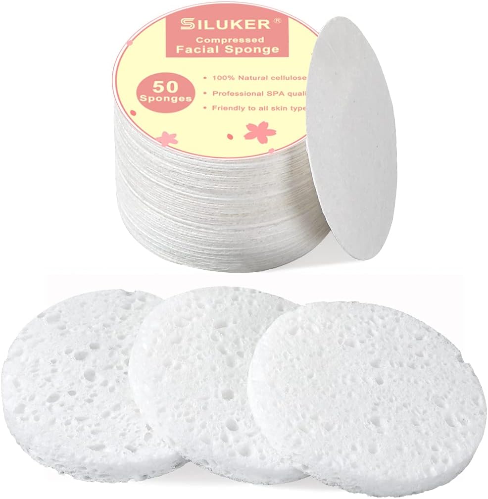 Amazon.com : GAINWELL 50-Count Heart Shape Compressed Facial Sponges ...