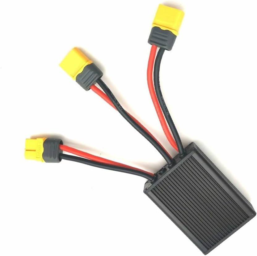 Amazon.com : Dual Battery Parallel Connector, Parallel Battery ...