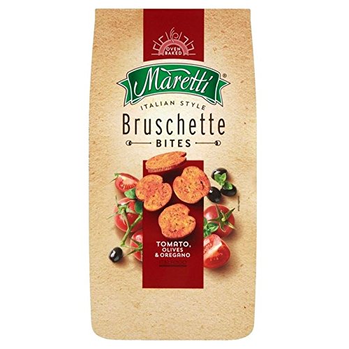 Amazon.com : Maretti Tomato, Olives & Oregano Bruschetta Bites 150g ...