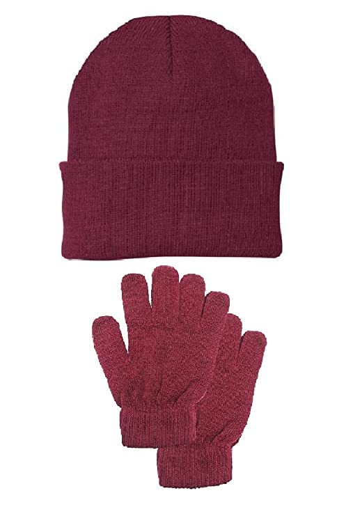 Zeki Boy's and Girl's of School Winter Woolen Cap and Glove (5-10 Years ...
