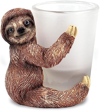 Amazon.com | CoTa Global Cool Sloth Shot Glass - Novelty Glassware Home ...