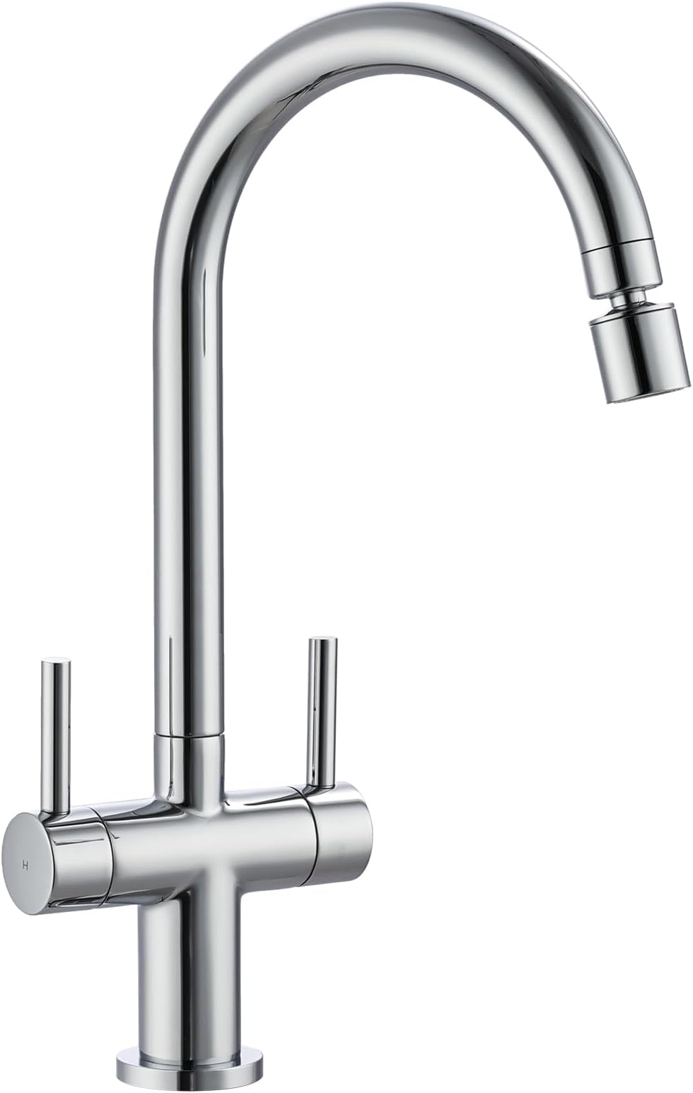 Cooke and Lewis Double Lever Mono Mixer Kitchen Tap Chrome : Amazon.co ...