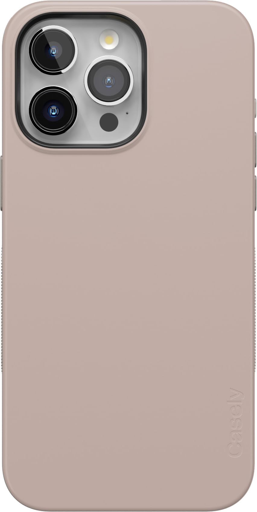 Amazon.com: Casely iPhone 15 Pro Case | Taupe on Nude | Neutral Beige Cream | Bold Extra ...