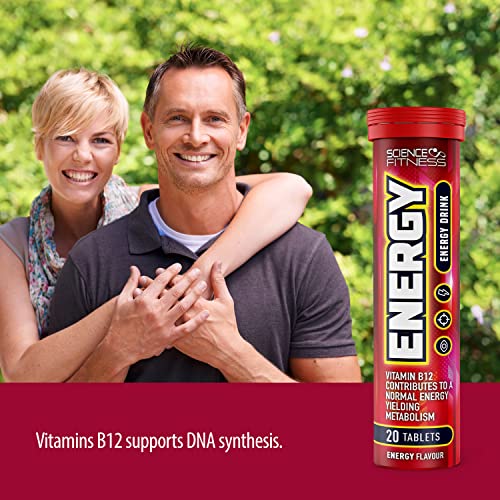 Effervescent Energy Tablets with Caffeine & Taurine by Science Fitness ...