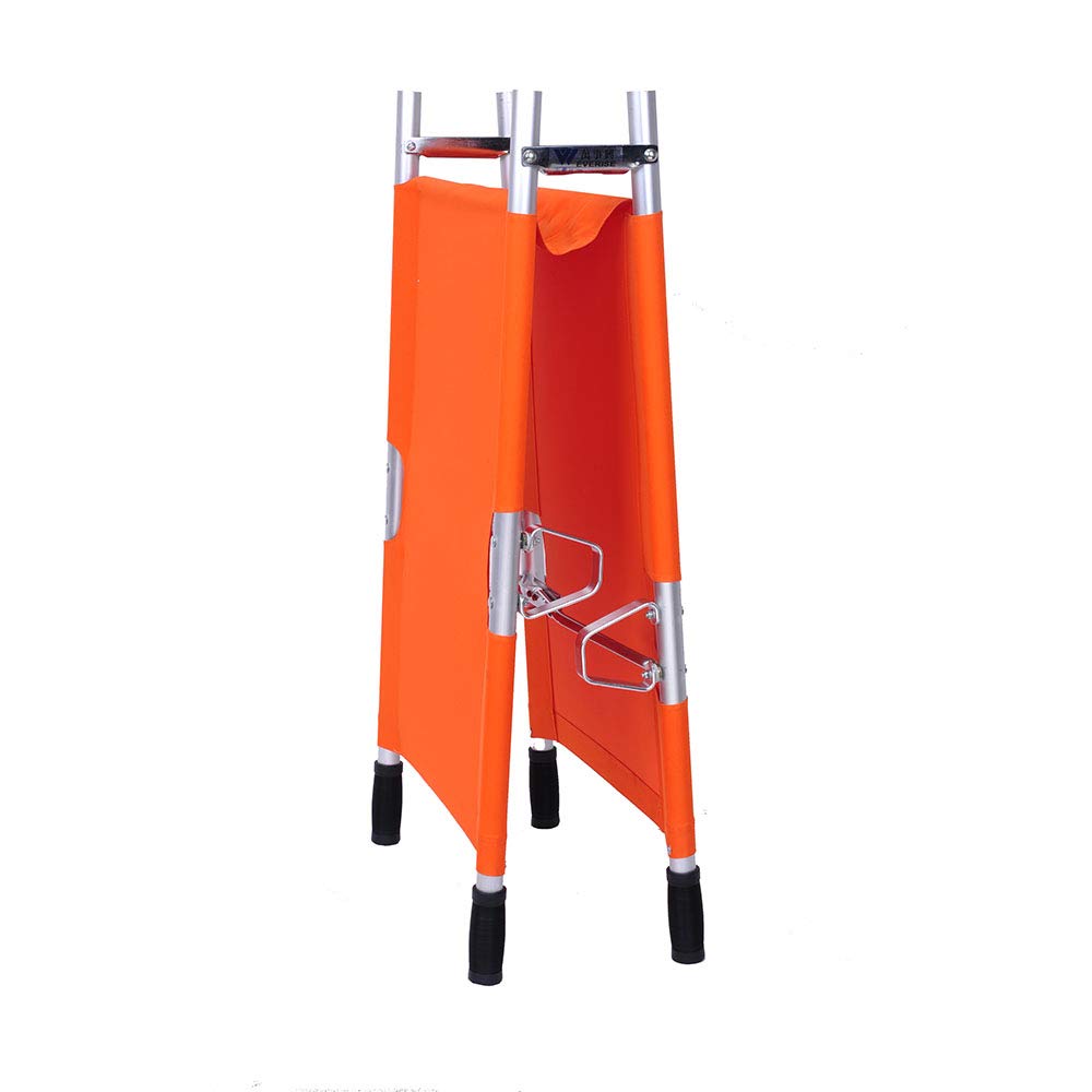 EASYCARE Aluminum 2 Fold Stretcher for Medical & Hospital (Easy To ...