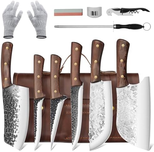 Amazon.com: Jero 4 Piece Knife Combo Set - Cimeter, Boning Knife ...