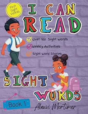 I Can Read Sight Words Book 1: Sight Word Activity and Color Book ...