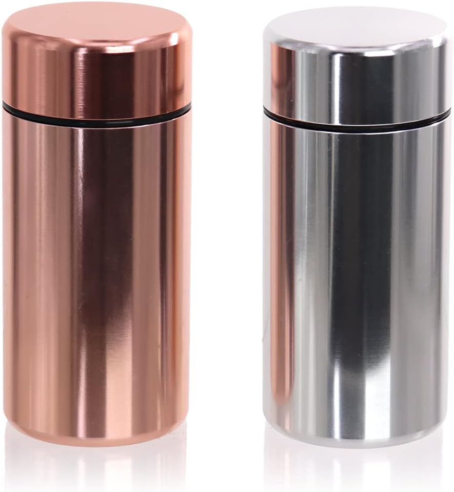 Amazon.com: Portable Aluminum Storage Jar 3-Pack,Airtight Smell Proof ...