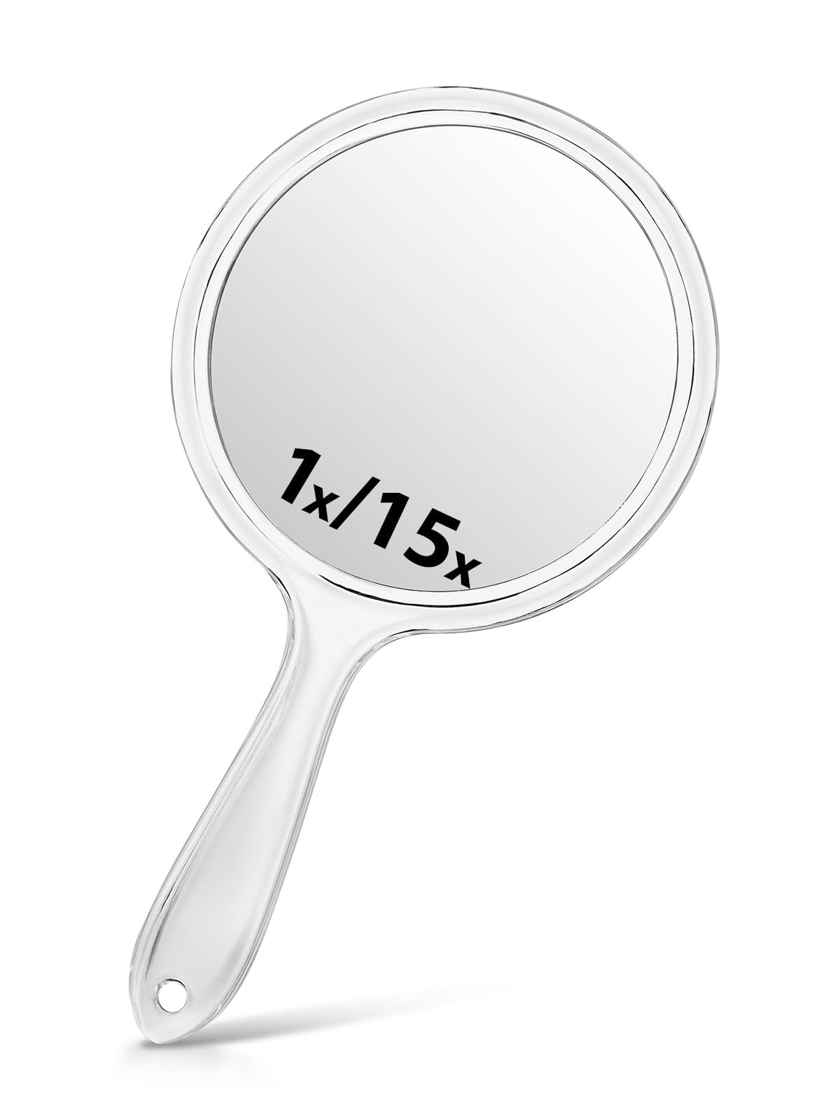 Amazon.com: Macaki Hand Mirror, Double-Sided 1X/15X Magnifying Mirror ...