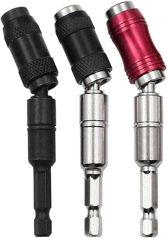 Shovelmty 3-Piece Magnetic Rotary Drill Holder, Magnetic Swivel Bit Tip ...