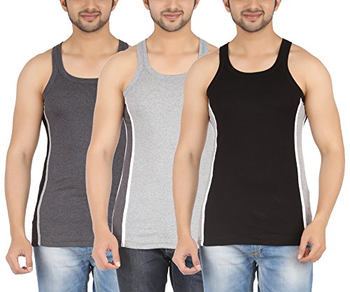 Buy Shera Fitline Multicolor Gym Vest Pack of 3 at Amazon.in