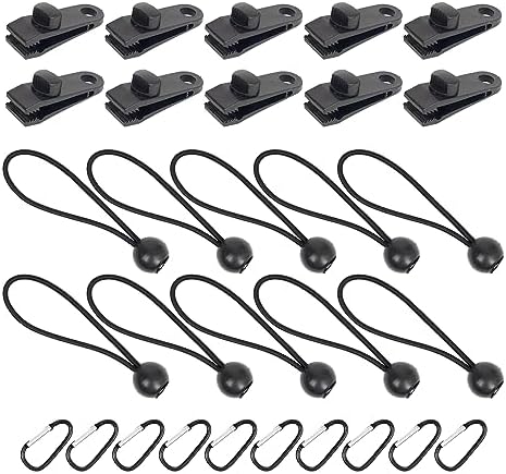 Sgehai 10 pcs Tarp Clips,tarpaulin clips,Tent Clips : Amazon.co.uk ...