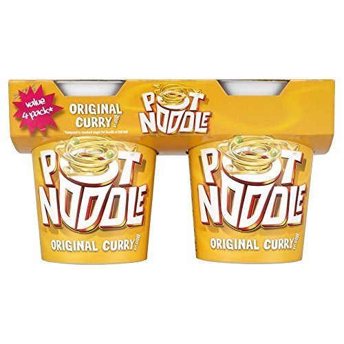 Amazon.com : Pot Noodle Original Curry (4x90g) by Pot Noodle : Grocery ...