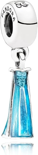 Amazon.com: Pandora Disney Elsa's Dress with Sky Blue & Shimmering Blue ...