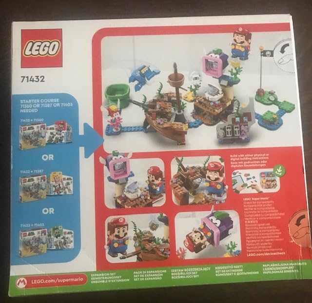 LEGO Super Mario Dorrie's Sunken Shipwreck Adventure Expansion Set ...
