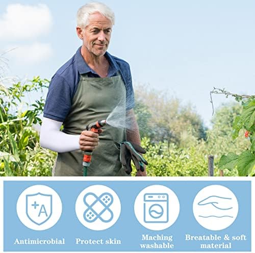 Amazon.com: Janmercy 9 Pairs Elder Skin Protector Sleeves Thin Skin Arm ...