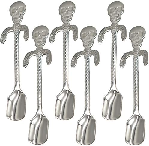 Amazon.com: Ceramic Bone Spoons - Set of 6 - Spooky Valentines Day ...