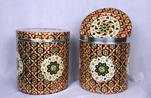 Buy Designer meenakari kothi Container Online at Low Prices in India ...