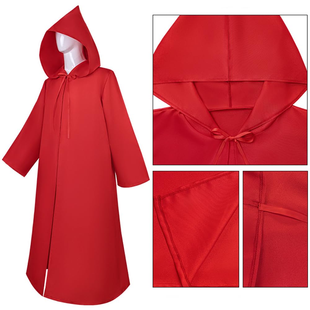 KINQUINN Men & Kids Tunic Hooded Robe Sith Robe Halloween Jedi Hooded ...