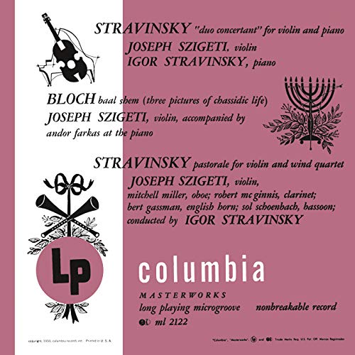 Amazon.com: Stravinsky & Bloch: Chamber Works : Igor Stravinsky ...