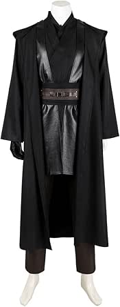 Amazon.com: Tzoaomx Anakin Skywalker Costume Tunic Hooded Robe with ...