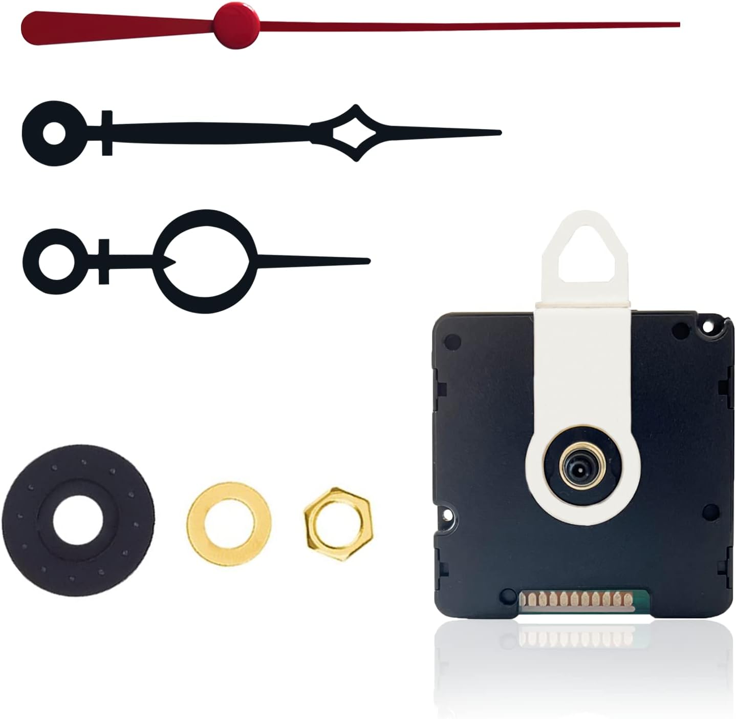 DEEWISH Clock Movement, 17mm Axis Length MSF Radio Controlled Clock ...