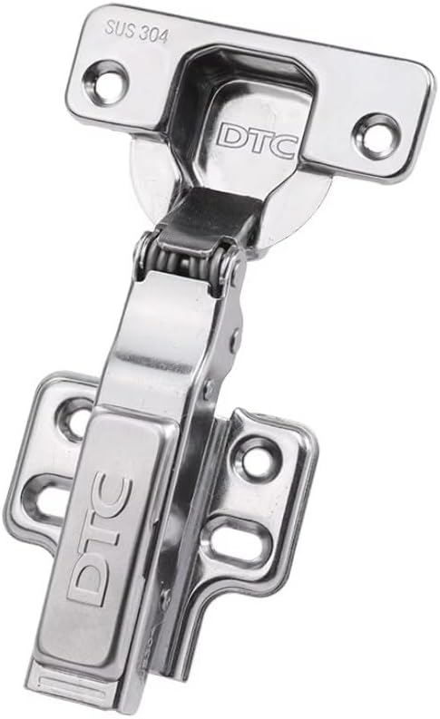 2Pcs 304 Stainless Steel Hydraulic Soft Close Cabinet Hinge DTC Dia ...