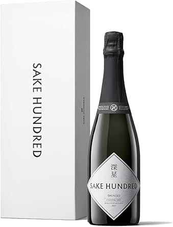 Amazon.co.jp: SAKE HUNDRED Shinsei Original Box, Sparkling Sake : Food ...