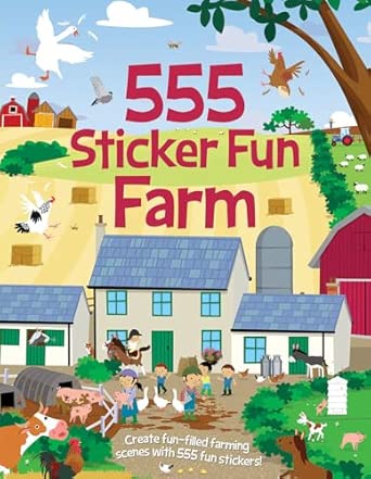 555 Sticker Fun - Farm: George, Joshua, Crisp, Dan: 9781835553107 ...