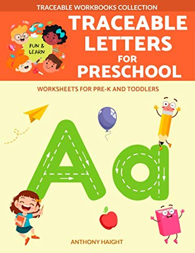 Traceable Letters for Preschool - Worksheets for Pre-K and Toddlers ...