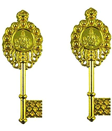 BLESSING CRYSTAL Set of 2 Kuber Kunji/Key - Lucky Lord Kuber's ...