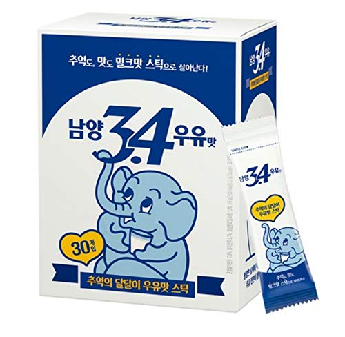 Amazon.com : Namyang 3.4 Milk Flavor Powder Stick / 30 pieces 1 box ...