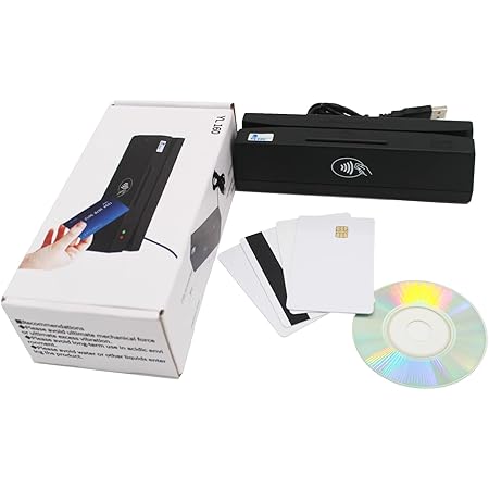 Amazon.com: Smallest USB Magstripe Credit Card Reader Writer : Office ...