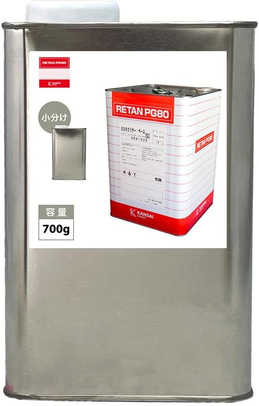 Amazon.co.jp: 関西ペイントPG80#026 クリヤー 700g ウレタン塗料 2液 カンペ ウレタン 塗料 クリアー : 車＆バイク