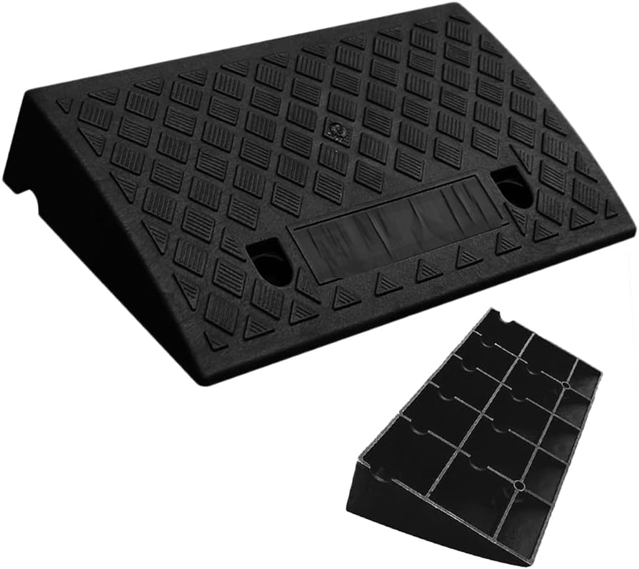 Transition Ramps Rubber Plastic Curb Ramp For Driveway Sidewalk ...